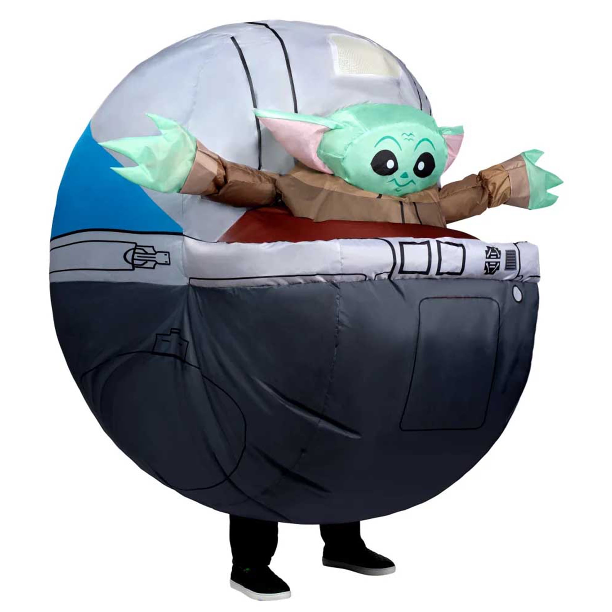 Men's Grogu The Mandalorian Inflatable Costume - OSFA - Walmart.com