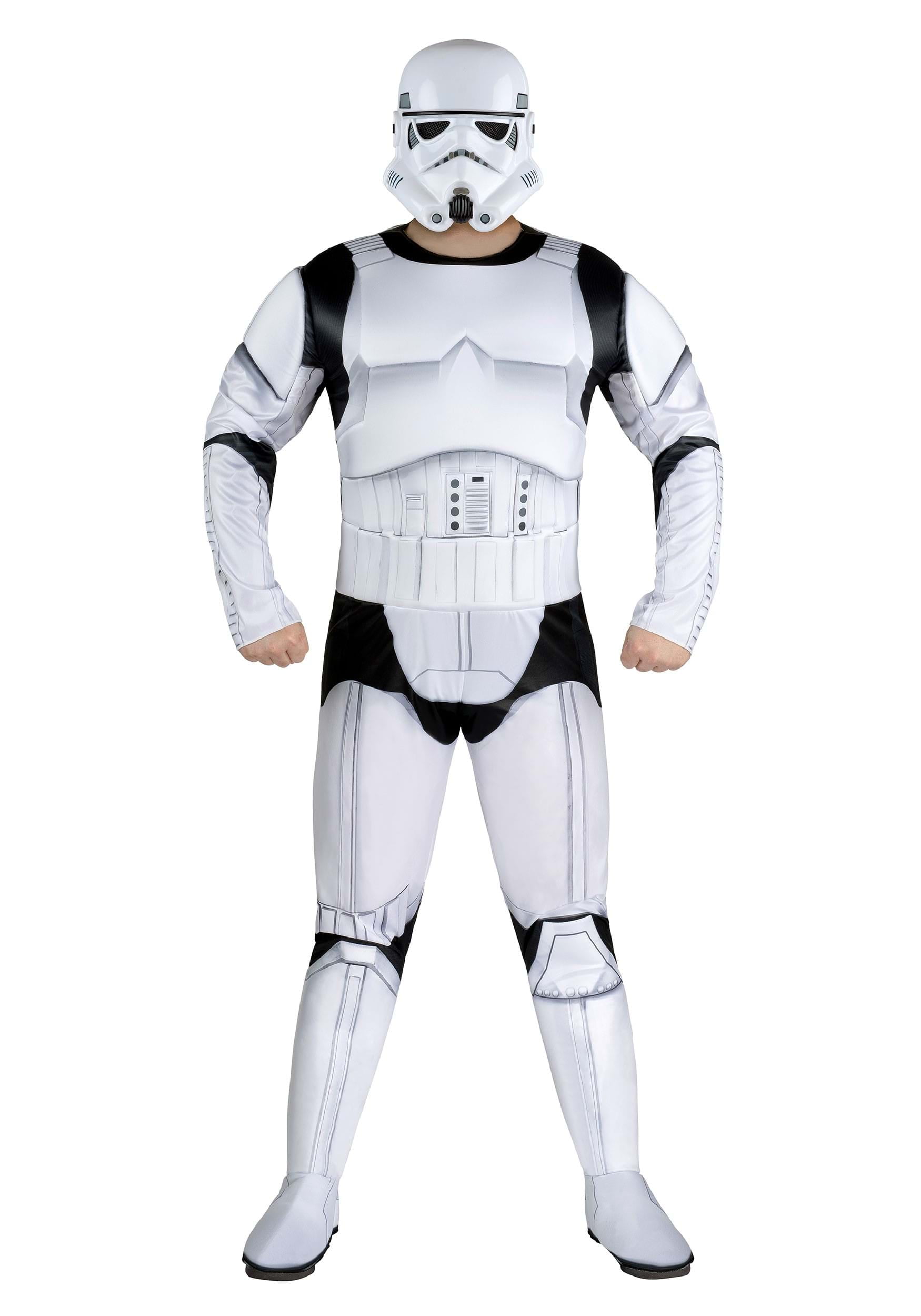 Adult STAR WARS Stormtrooper Mens Deluxe Halloween Costume - Walmart.com