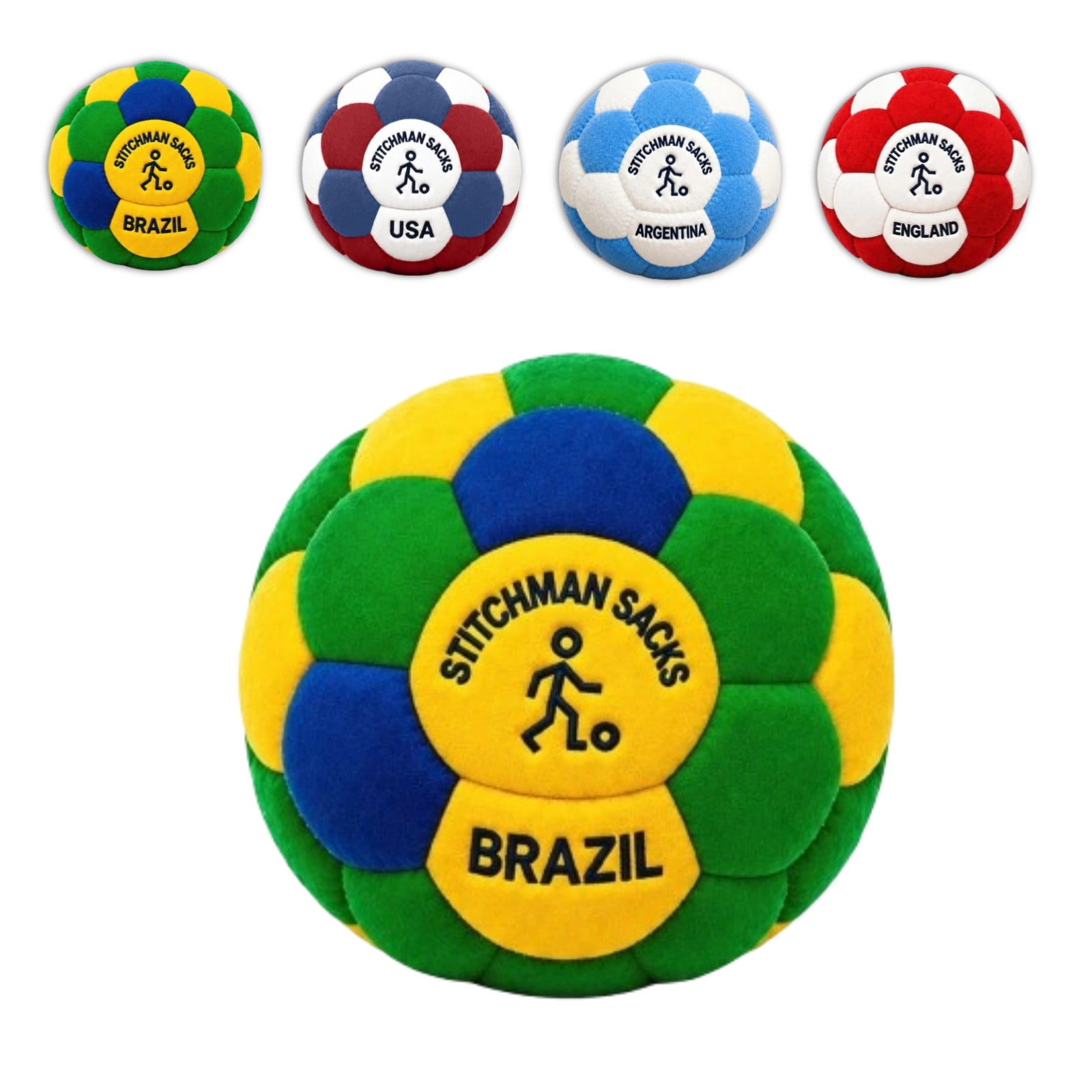 Adult Sand Filled Footbag, Stitched Kick Ball for Casual Play, Stress ...