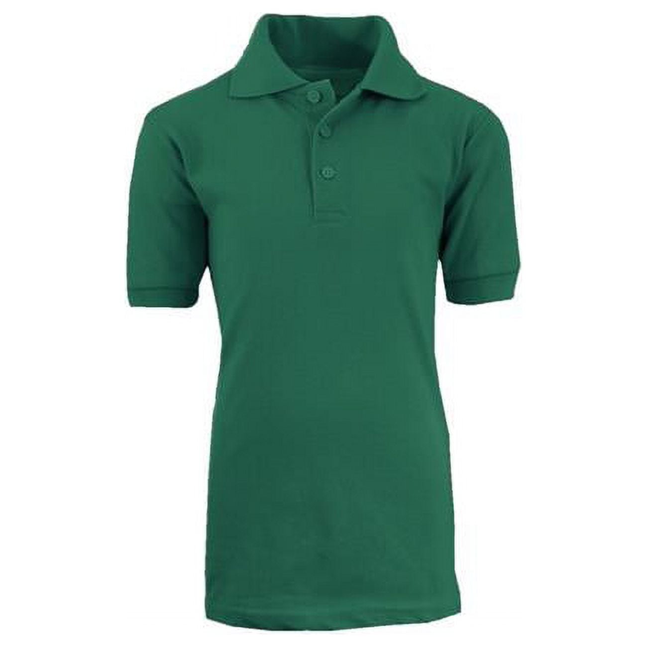 Adult School Uniform Mens Polo Shirt - Hunter Green, Small - Case of 36 ...