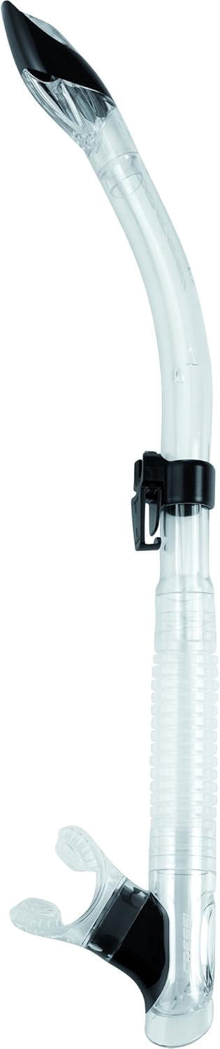 Adult Semi-Dry Snorkel for Scuba Diving, Snorkeling, and Freediving ...