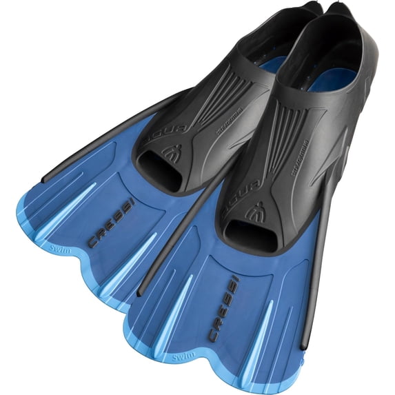 Adult Short Light Swim Fins with Self-Adjustable Comfortable Full Foot ...