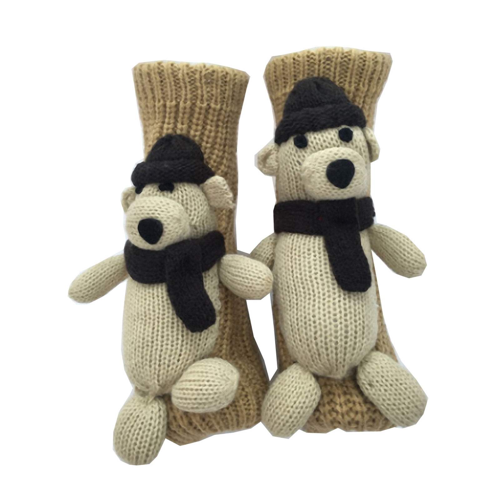 Adult Size Cartoon House Socks Slip Resistant Bottom Extra Warmth For ...