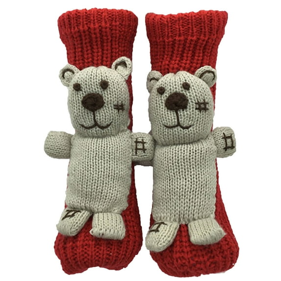 Adult Size Cartoon House Socks Slip Resistant Bottom Extra Warmth For ...