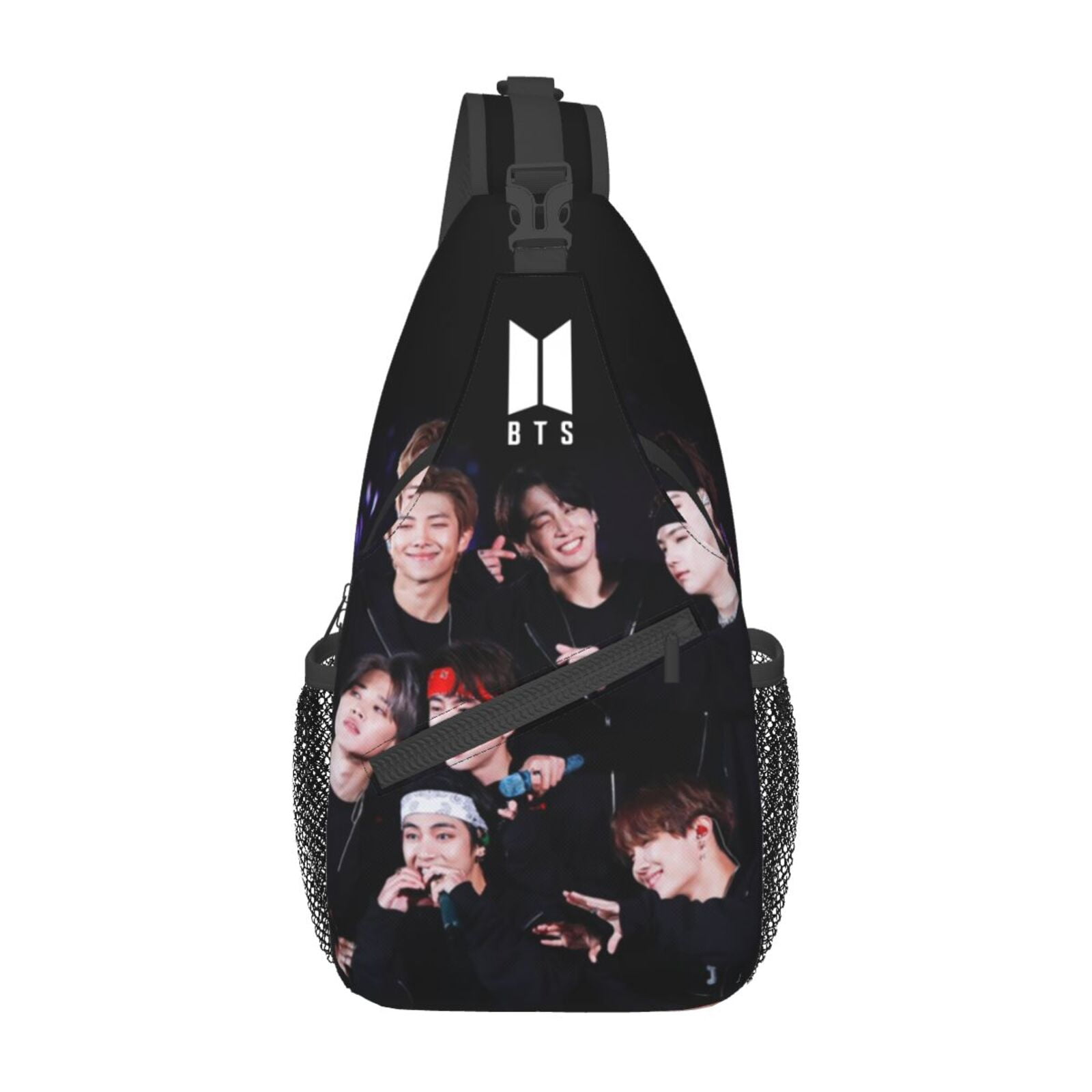 Adult Sling Bag Kpop BTS Chest Bags Crossbody Casual Daypacks Shoulder ...