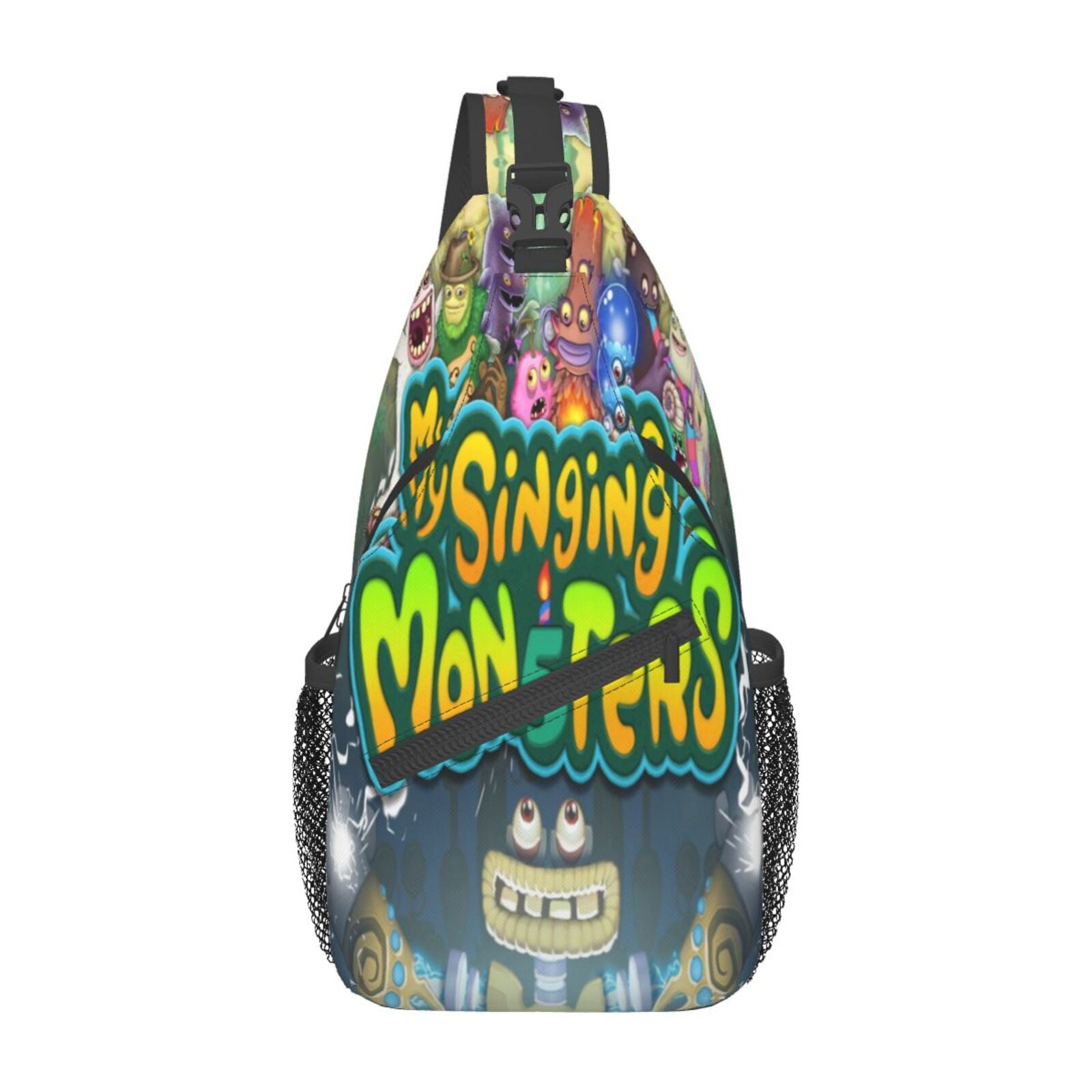 Adult Sling Bag Singing Monste Chest Bags Crossbody Casual Daypacks ...