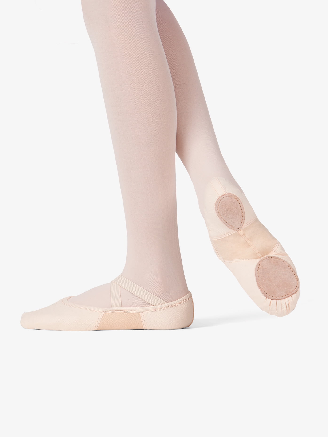Adult "SofTouch" Canvas Stretch Split-Sole Ballet Shoes - Walmart.com
