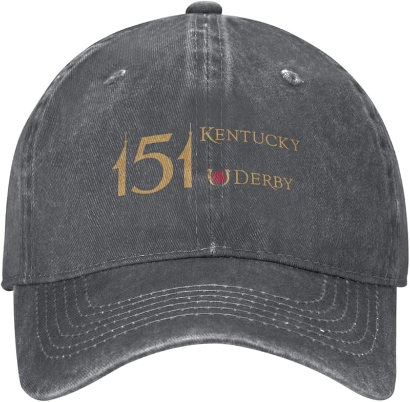 Adult Soft Trucker Hat Adjustable Sun Hat Kentucky Derby Baseball Cap ...