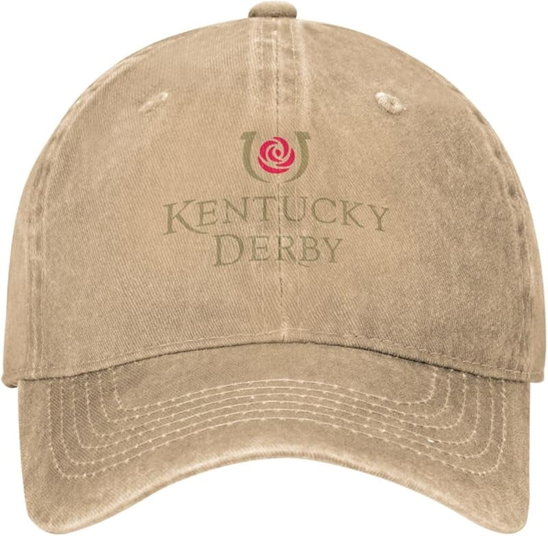 Adult Soft Trucker Hat Adjustable Sun Hat Kentucky Derby Baseball Cap ...