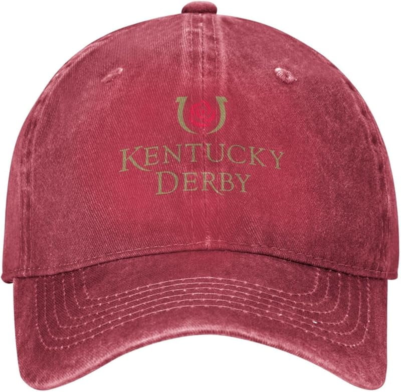 Adult Soft Trucker Hat Adjustable Sun Hat Kentucky Derby Baseball Cap ...