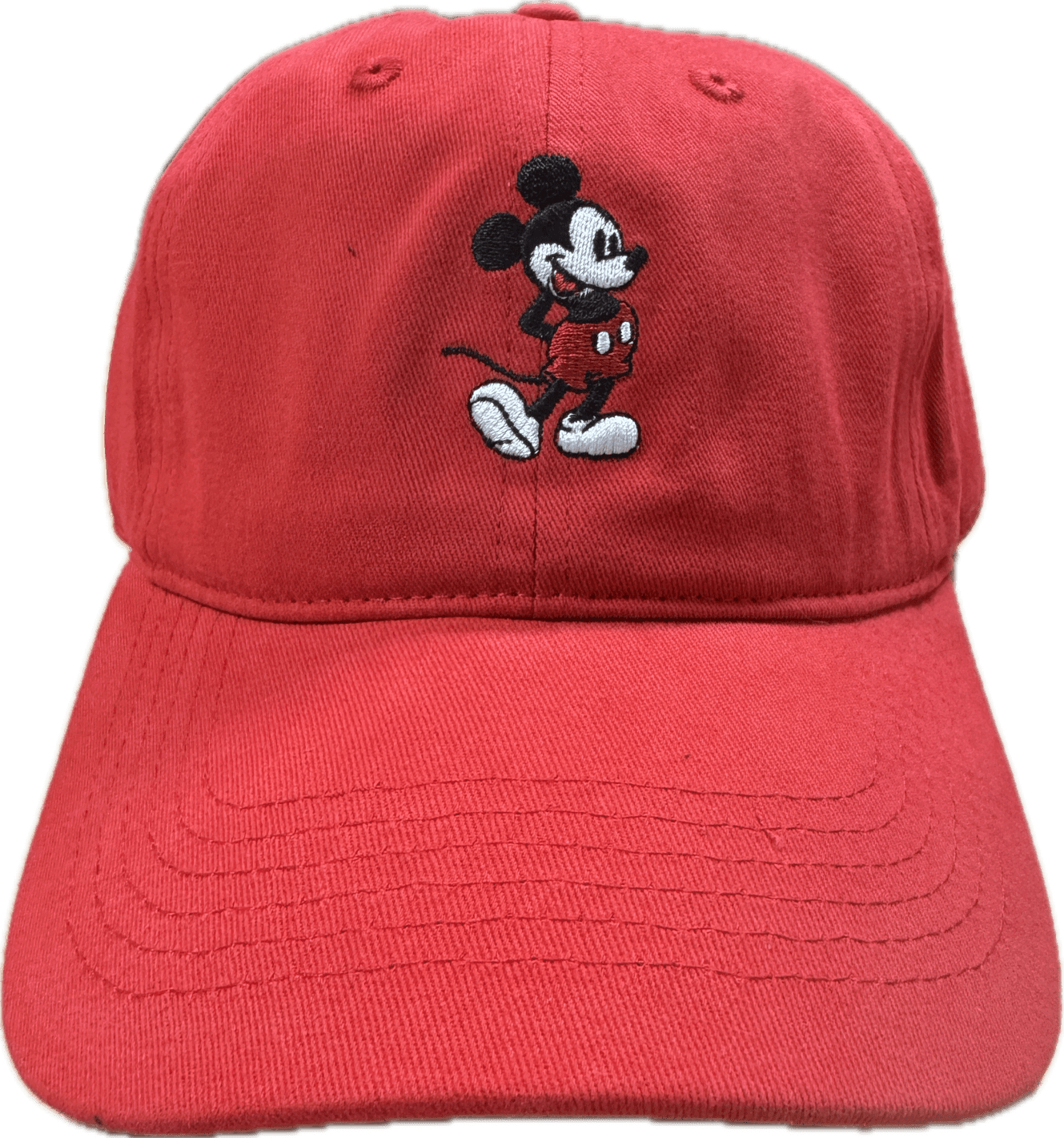 Disney Adult Standing MK Icon Red Cap Mickey Mouse Hat - Walmart.com