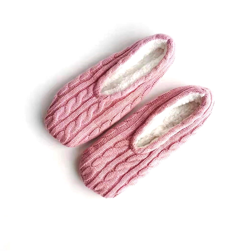 Adult Super Soft Warm Cozy Fuzzy Soft Touch Sleeper Slippers Non-Slip ...