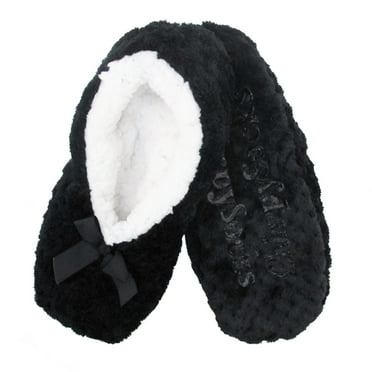 Adult Super Soft Warm Cozy Fuzzy Soft Touch Slippers Non-Slip Lined ...