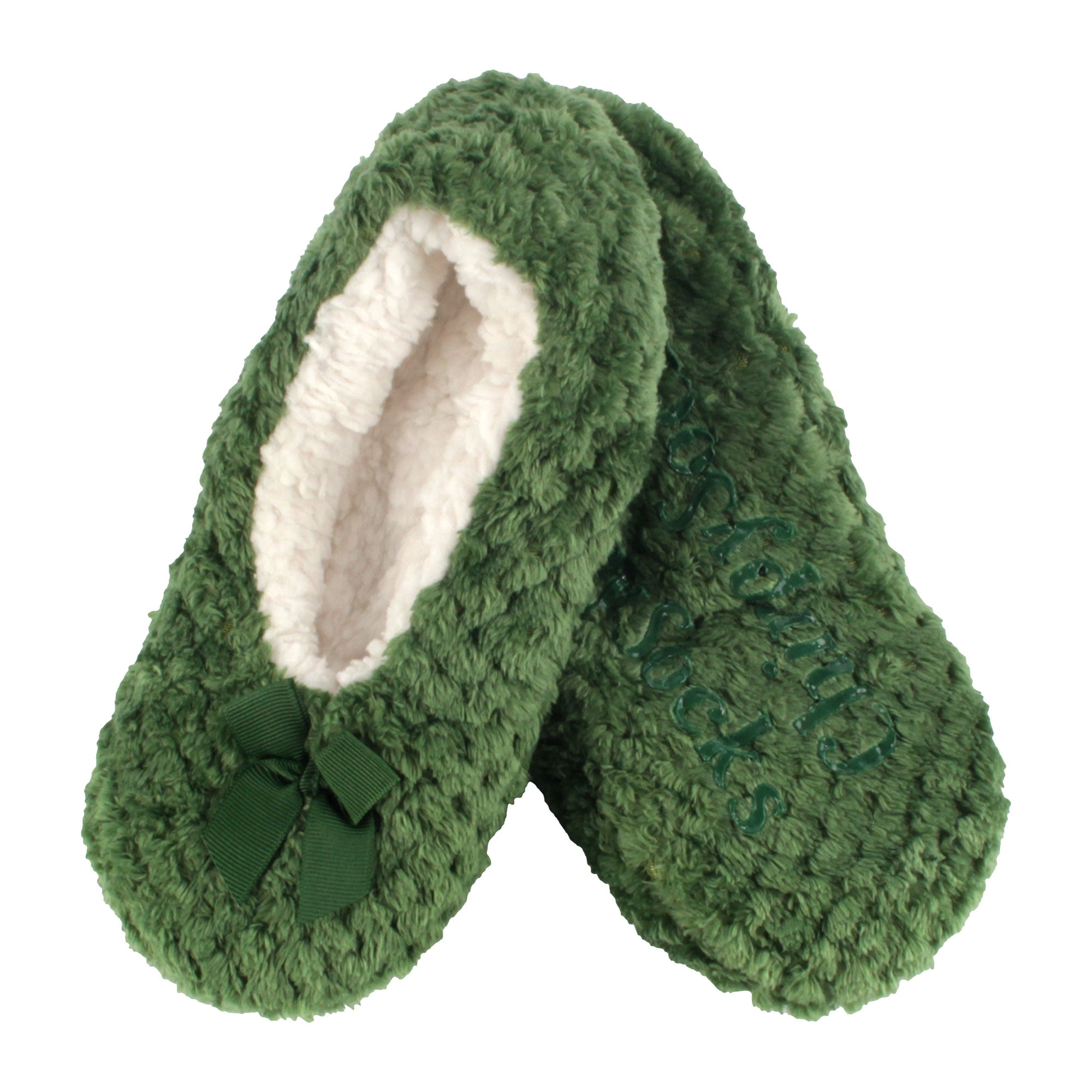 Adult Super Soft Warm Cozy Fuzzy Soft Touch Slippers Non-Slip Lined ...
