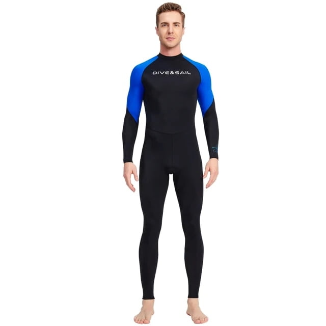 Adult Surfing Wetsuit Men Wet Suits UV Swimwear Diving Suit Nylon M-3XL ...