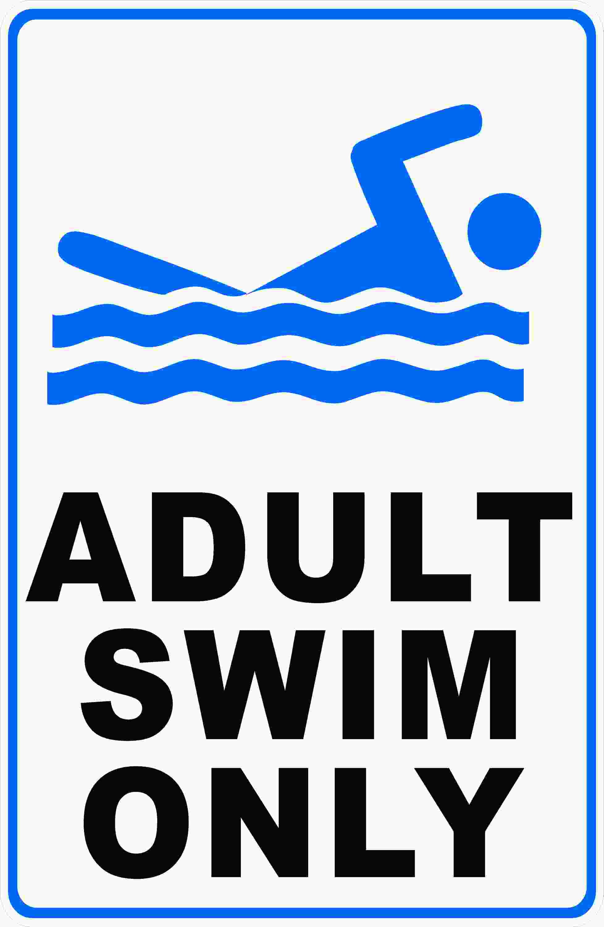 Adult Swim Only Sign - Walmart.com