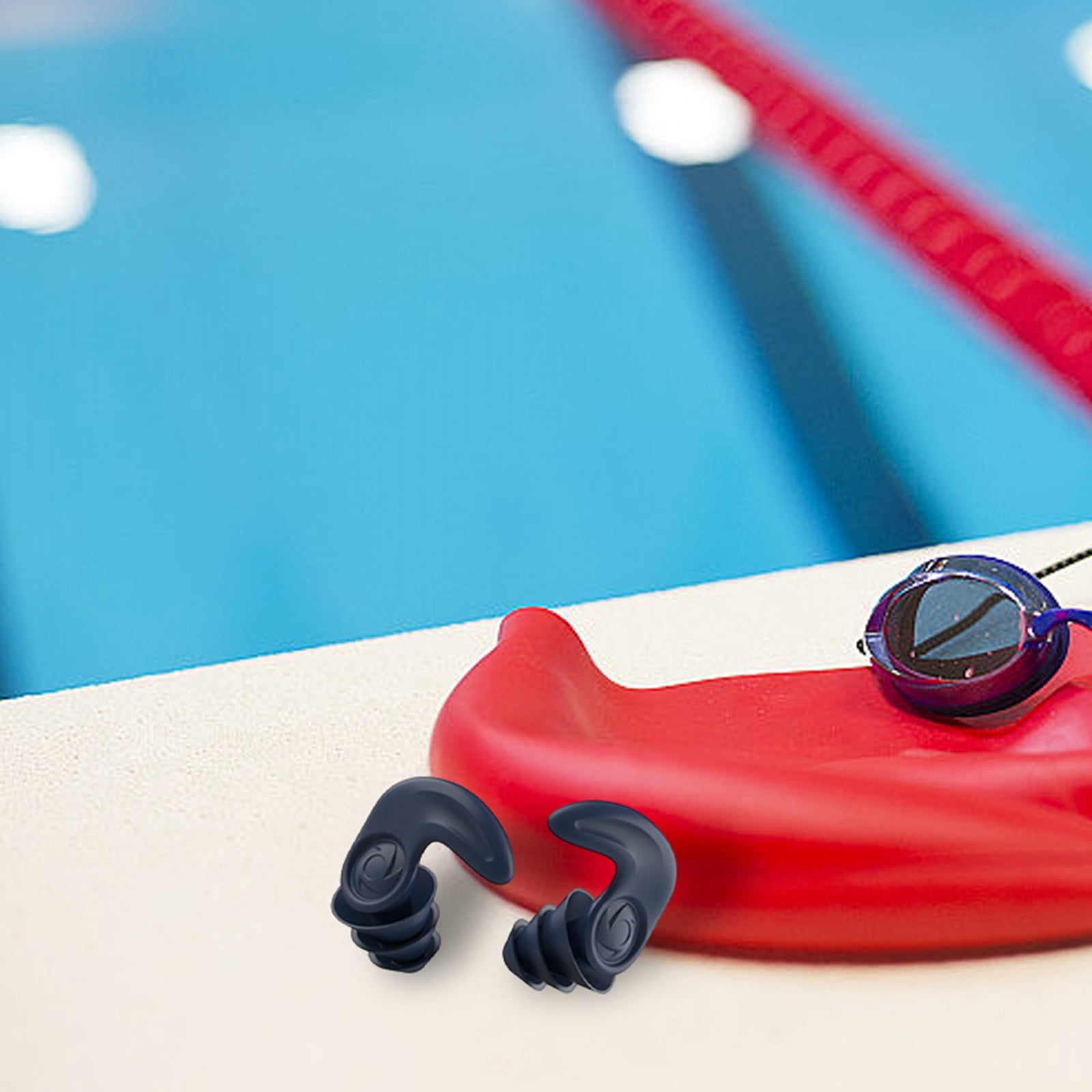 Adult Swimming Earplugs Reusable Silicone Earplugs Soft And Comfortable ...