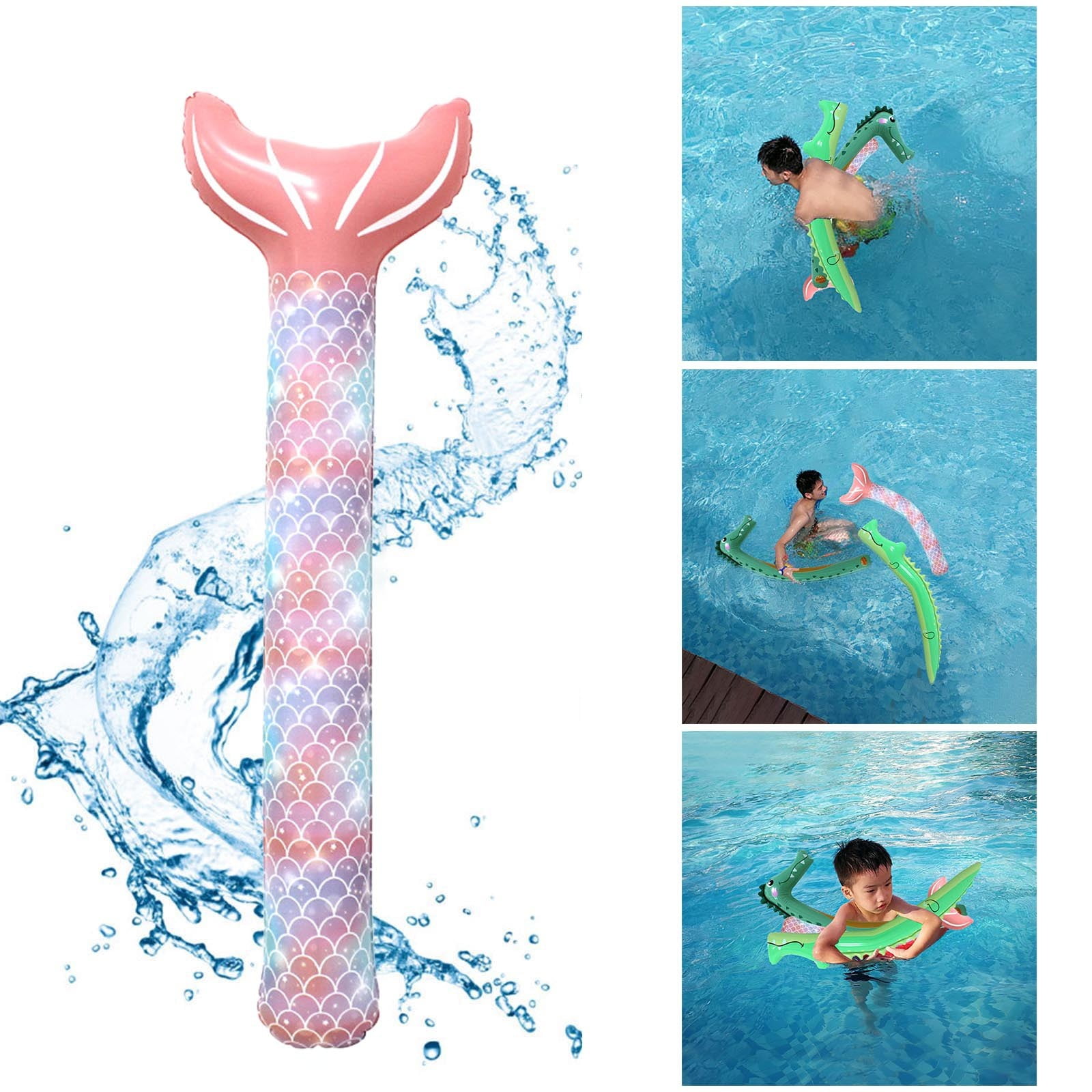 Adult Swimming Pool Float Stick Water Buoyancy Aid Inflatable Floating ...
