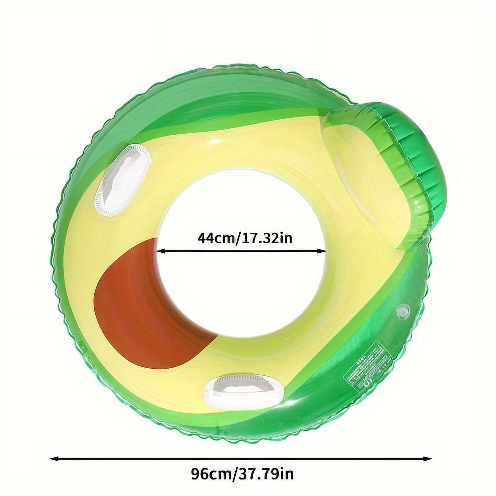 Adult Swimming Ring With Backrest, Cute Fruit-Shaped Floating Lounge ...