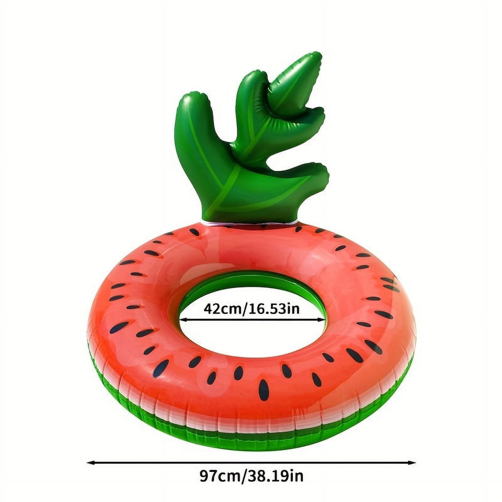 Adult Swimming Ring With Backrest, Cute Fruit-Shaped Floating Lounge ...