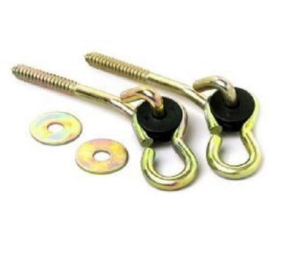 Adult Swing Hardware: Set of Two Screw Hook Anchors with Pulley Hangers ...