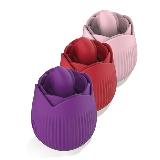 Adult Toy Rose Toy Vibrator With Tongue Lickingstimulator Female Adults Goods Sex Toys For