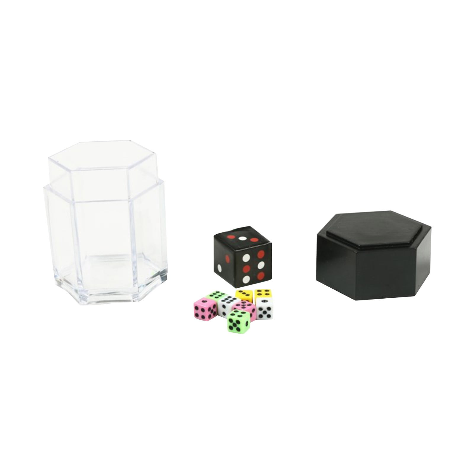 Adult Toys Baby Toy Premium Hexagonal Dice Set with Transparent Case ...