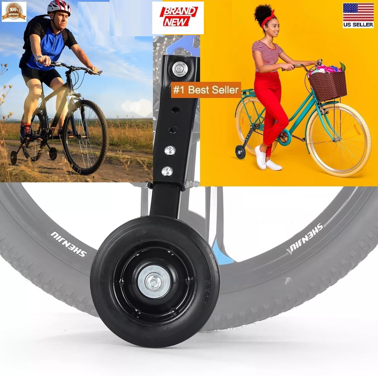 Adult Training Wheels Heavy Duty Training Wheels for 24 26 28 29 Inch ...