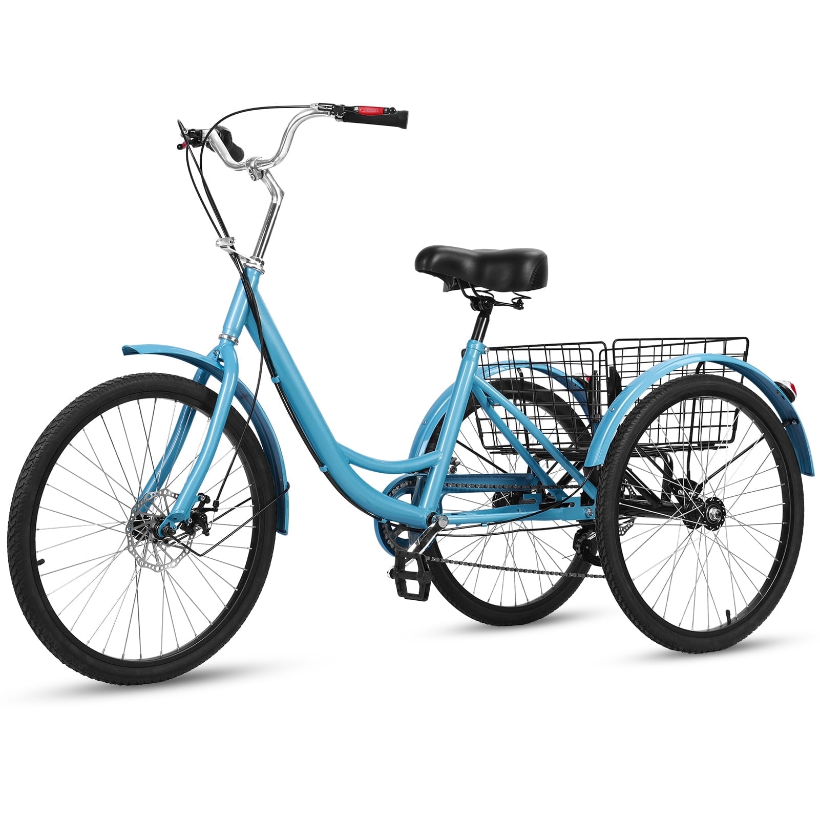 Adult Tricycle, Drift Trike for Adult, 7 Speed Tricycle with Dual Chain ...