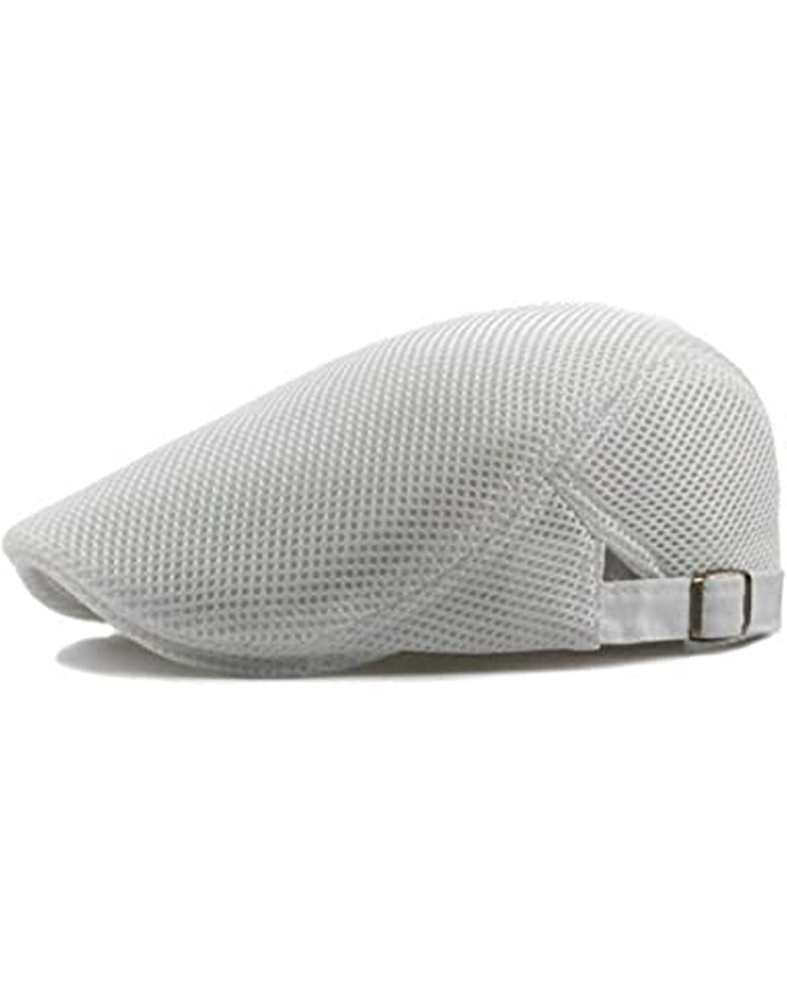 Adult Unisex Beret Hat Solid Color Cap Breathable Mesh Curved Visor ...