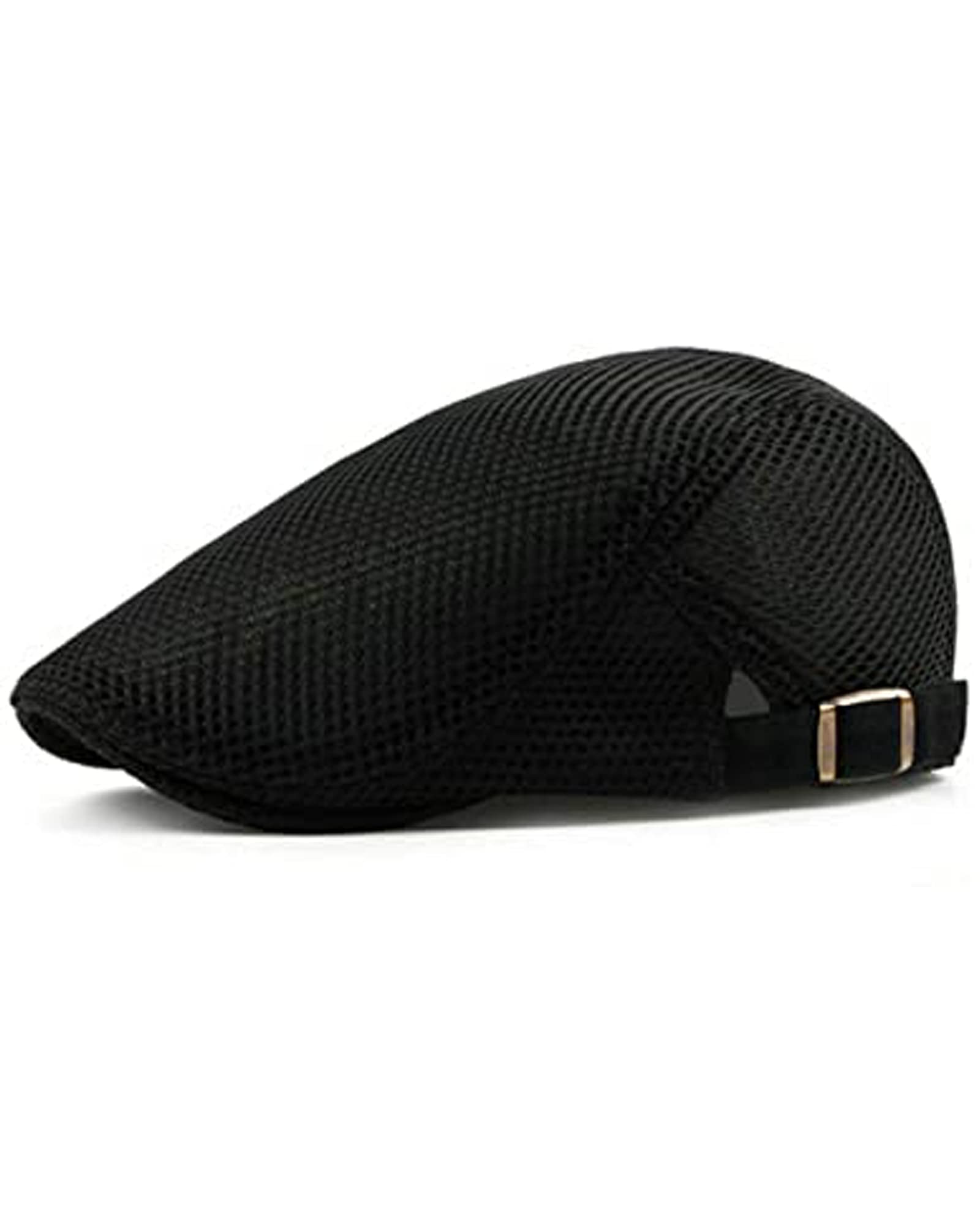 Adult Unisex Beret Hat Solid Color Cap Breathable Mesh Curved Visor ...