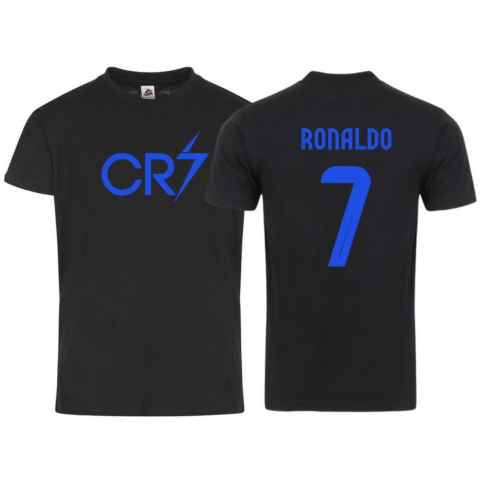 Adult Unisex CR7 Ronaldo #7 Short Sleeve Tee – Super-Soft Soccer Fan ...