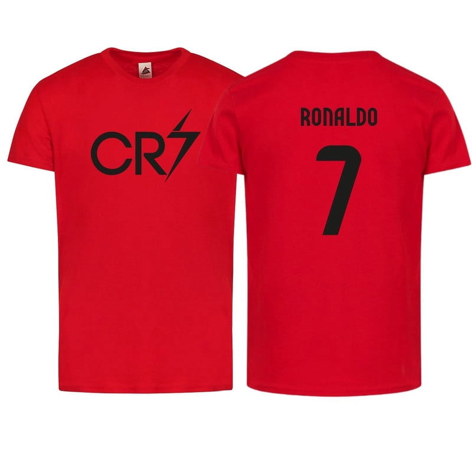 Adult Unisex CR7 Ronaldo #7 Short Sleeve Tee – Super-Soft Soccer Fan ...