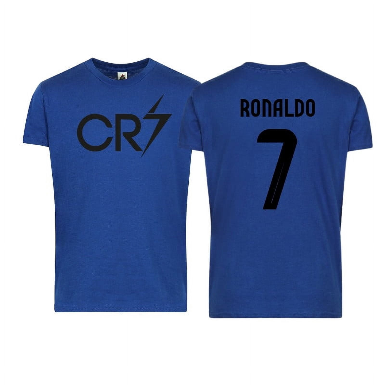 Adult Unisex CR7 Ronaldo #7 Short Sleeve Tee – Super-Soft Soccer Fan ...