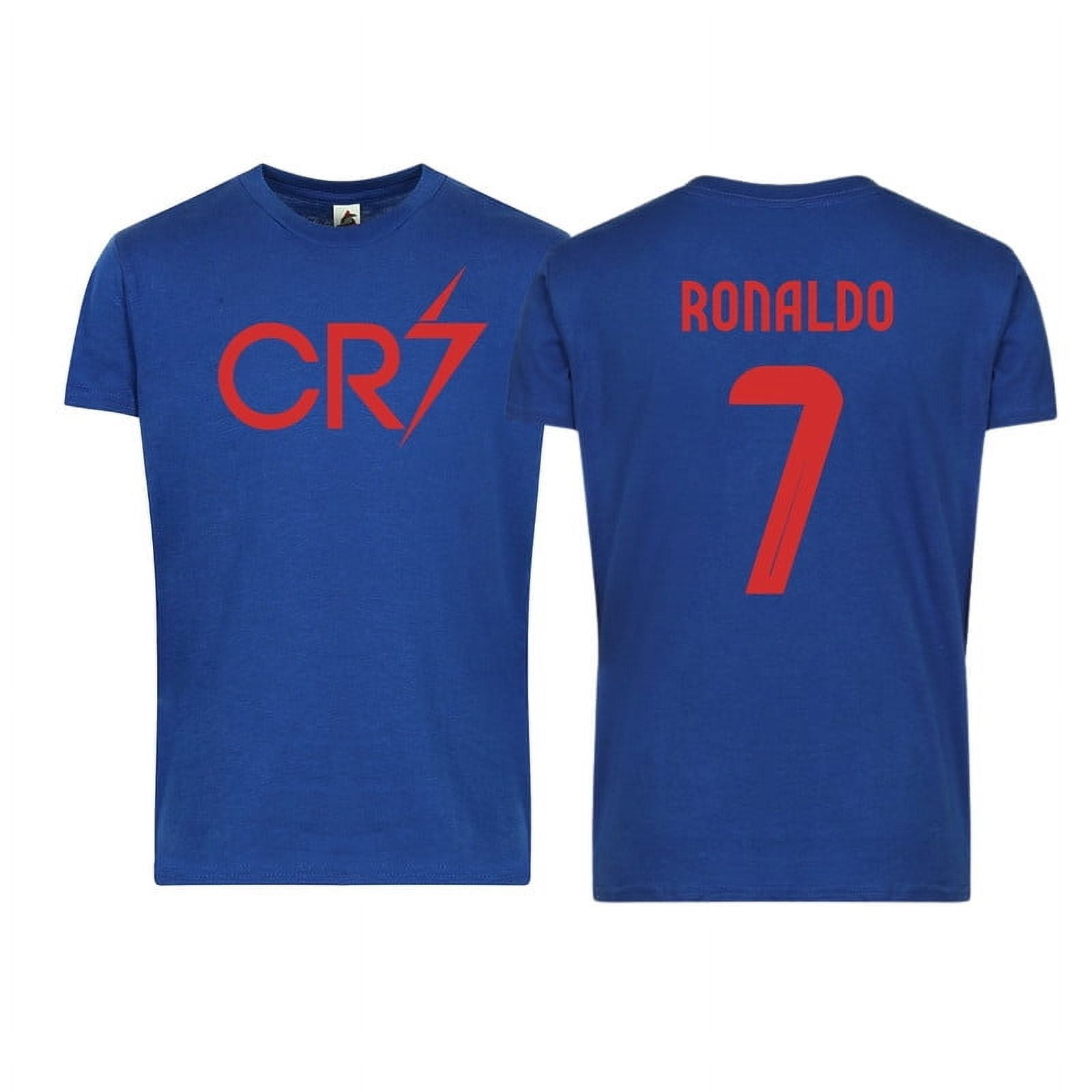 Adult Unisex CR7 Ronaldo #7 Short Sleeve Tee – Super-Soft Soccer Fan ...