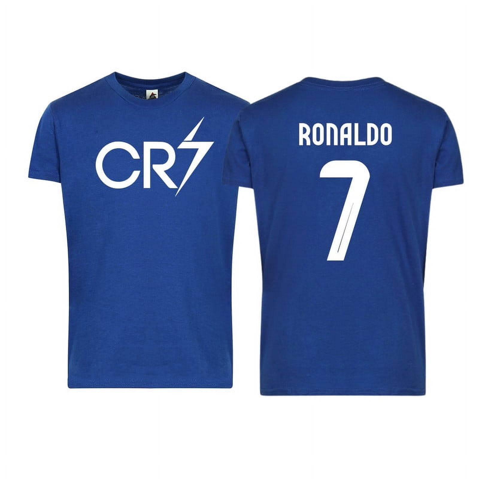 Adult Unisex CR7 Ronaldo #7 Short Sleeve Tee – Super-Soft Soccer Fan ...