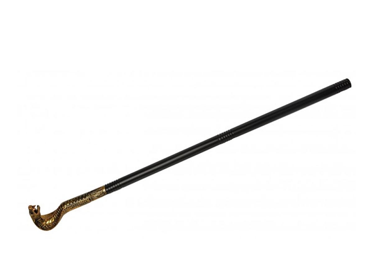 Adult Unisex Golden Cobra Snake Cane - Walmart.com