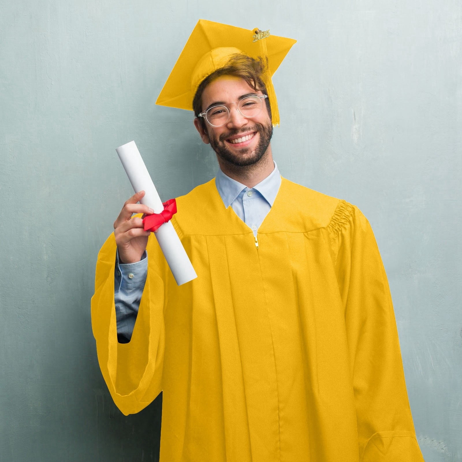 Adult Unisex Graduation Gown Set College & High School Robe With Cap ...