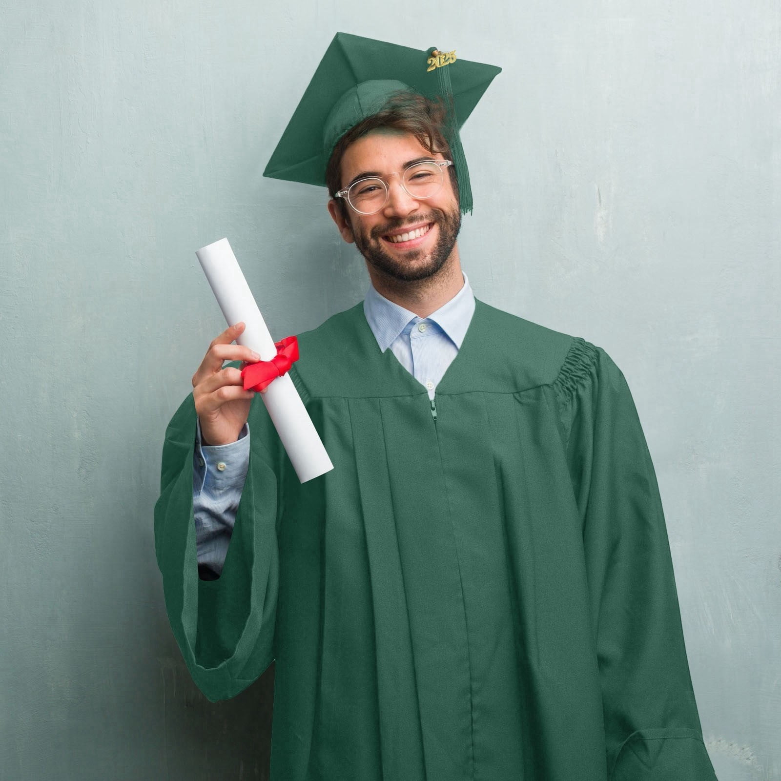 Adult Unisex Graduation Gown Set College & High School Robe With Cap ...
