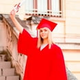 Adult Unisex Graduation Gown Set College & High School Robe With Cap ...