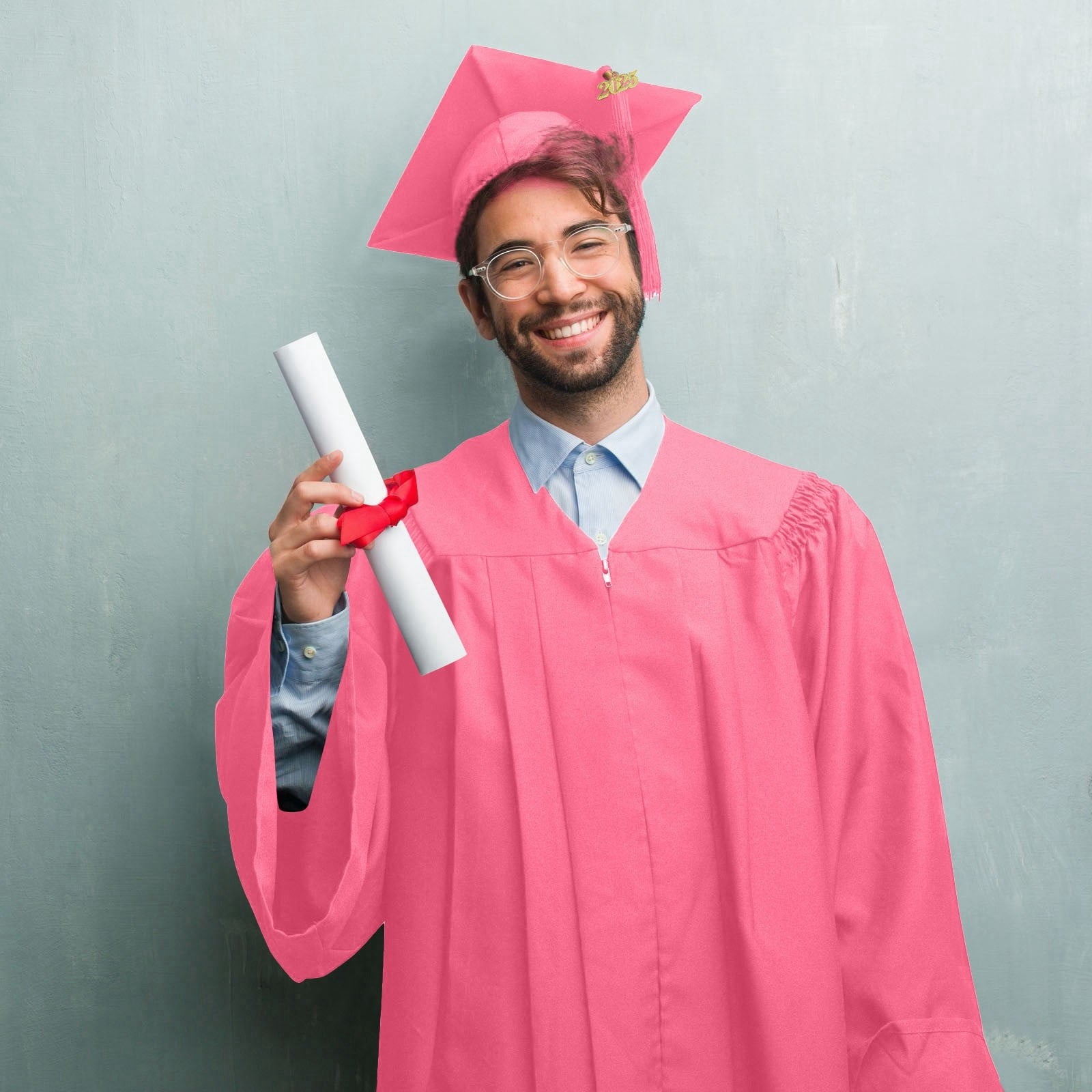 Adult Unisex Graduation Gown Set College & High School Robe With Cap ...