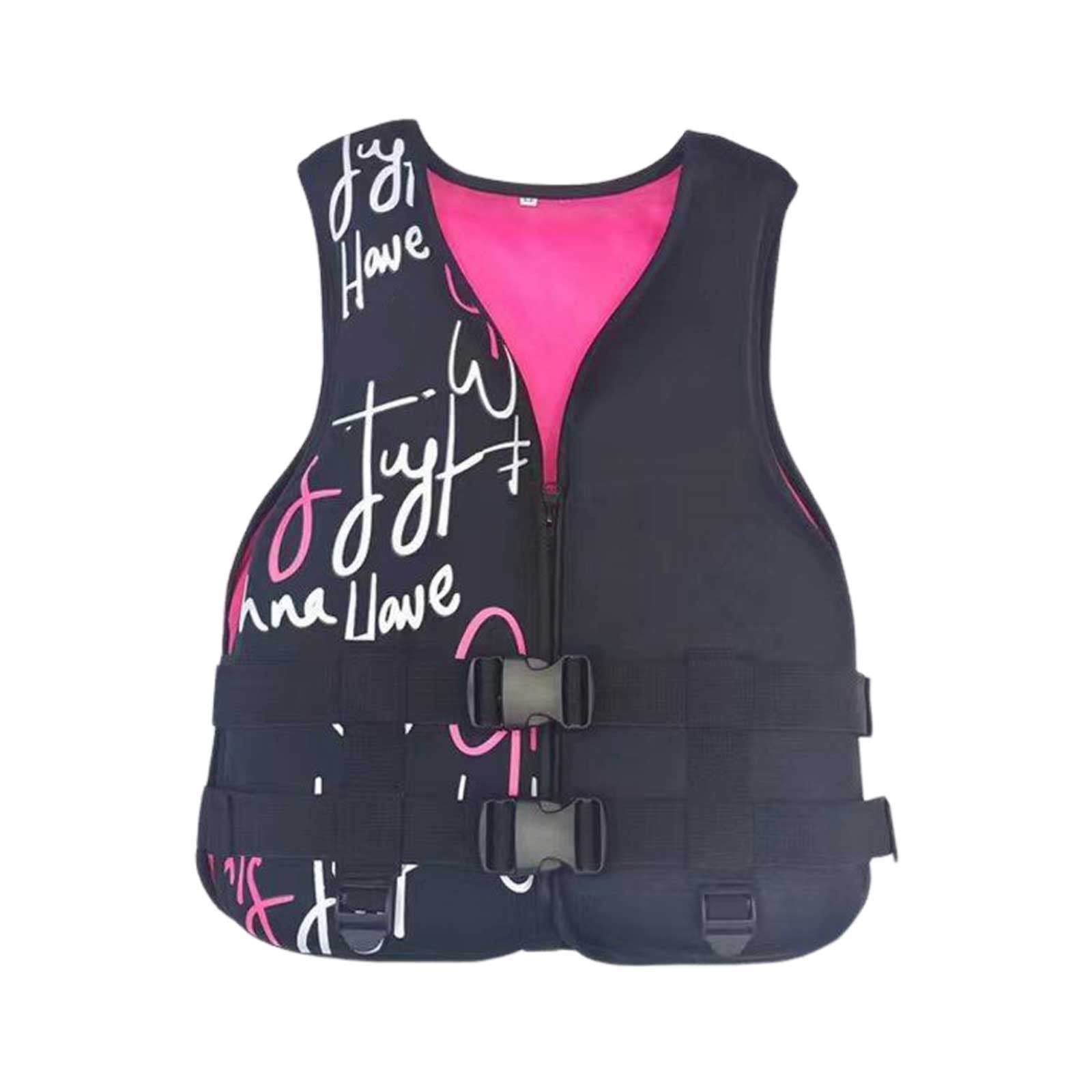 Adult Unisex Life Jacket Swimming Vest Outdoor Fishing Water Buoyancy ...