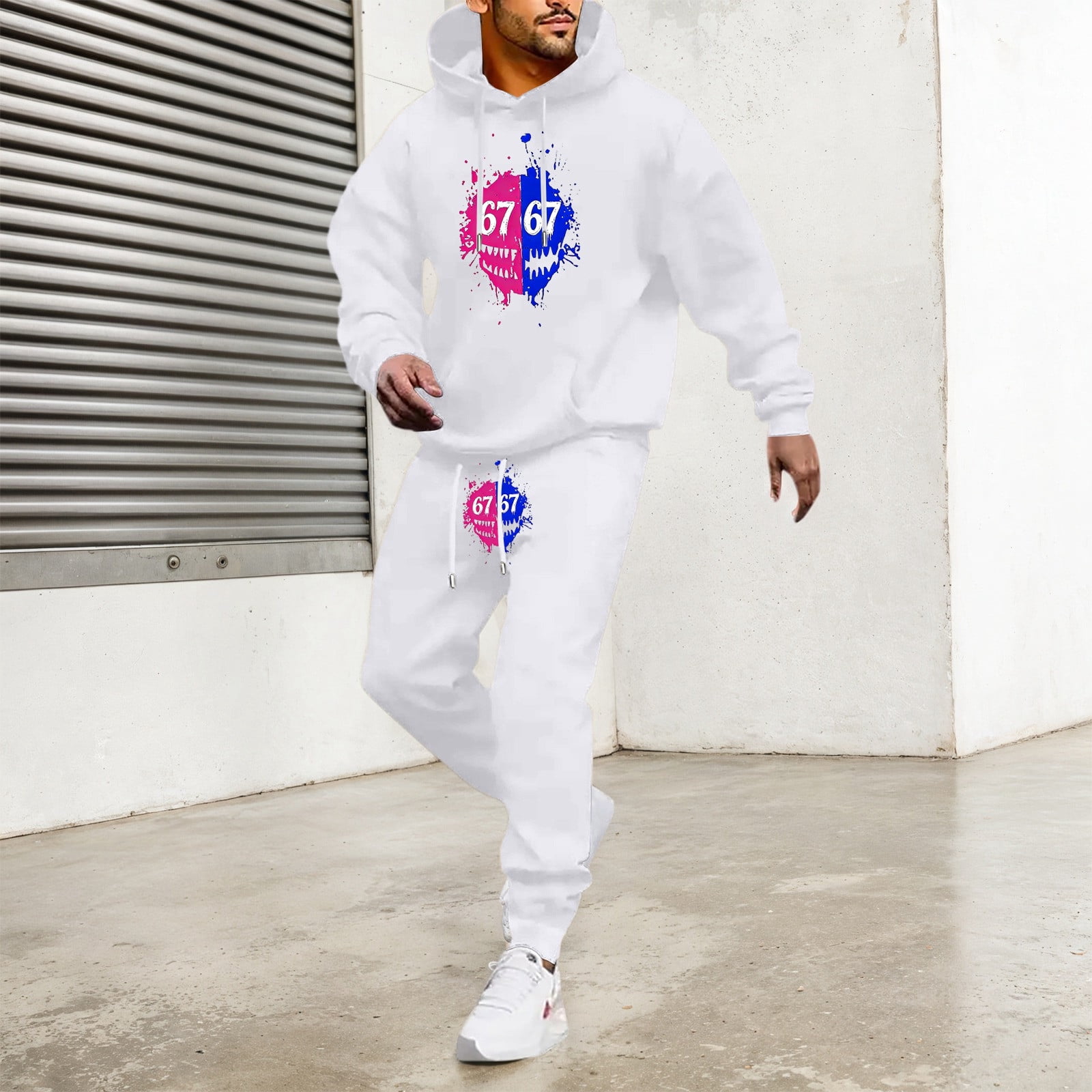 Adult Unisex Outfits Set 6 7 Six Seven Letter Outfits Set Comfortable ...