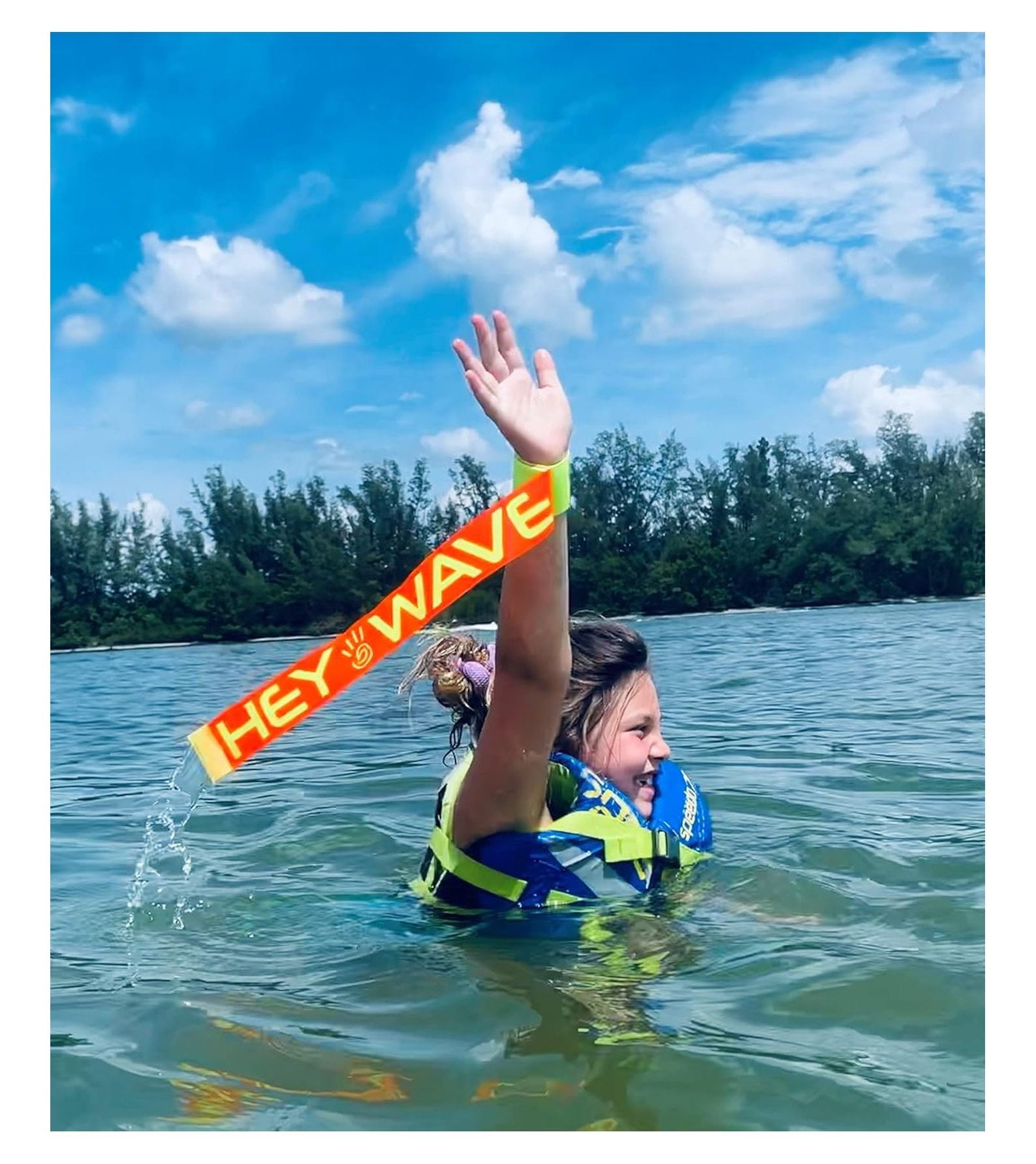 Adult Unisex Yellow Wrist Flag Water Safety Device - Walmart.com
