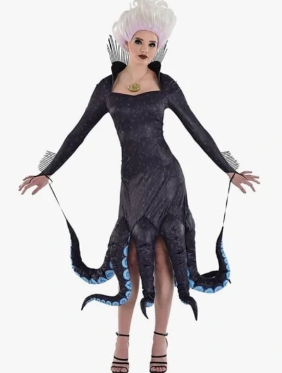 Adult Ursula Costume - The Little Mermaid Glow in the Dark Adult Small ...