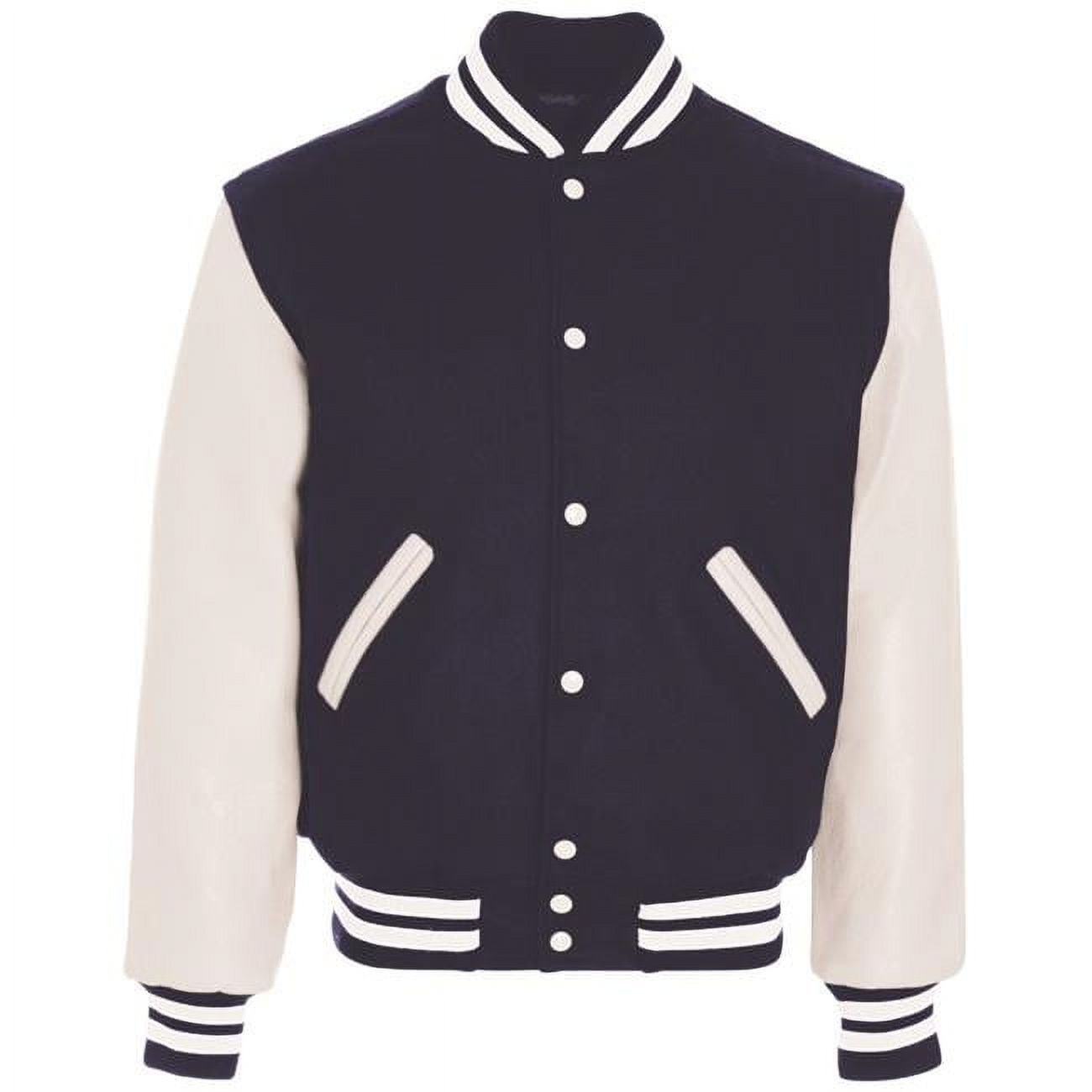 Adult Varsity Jacket, Dark Purple & White - 3XL - Walmart.com