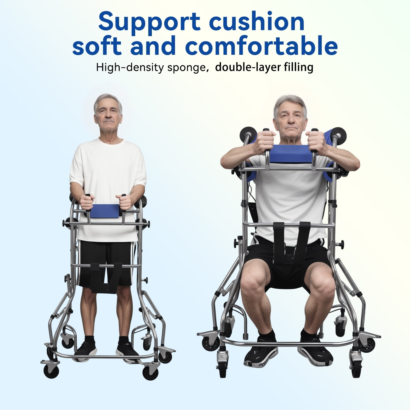 jiemuces Adult Walker, Standing Walker for Seniors, Hemiplegia ...