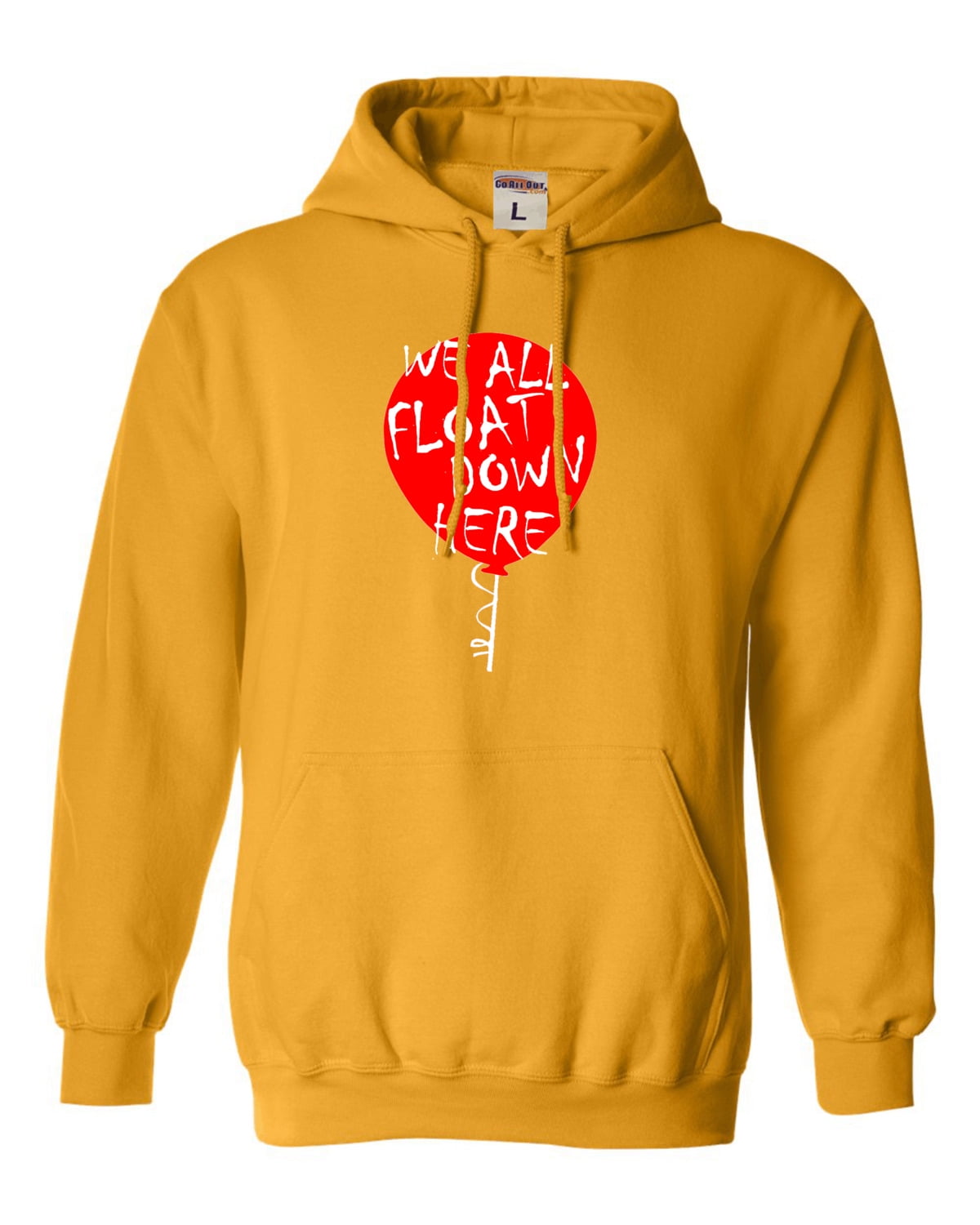 Adult We All Float Down Here Red Balloon Sweatshirt Hoodie - Walmart.com