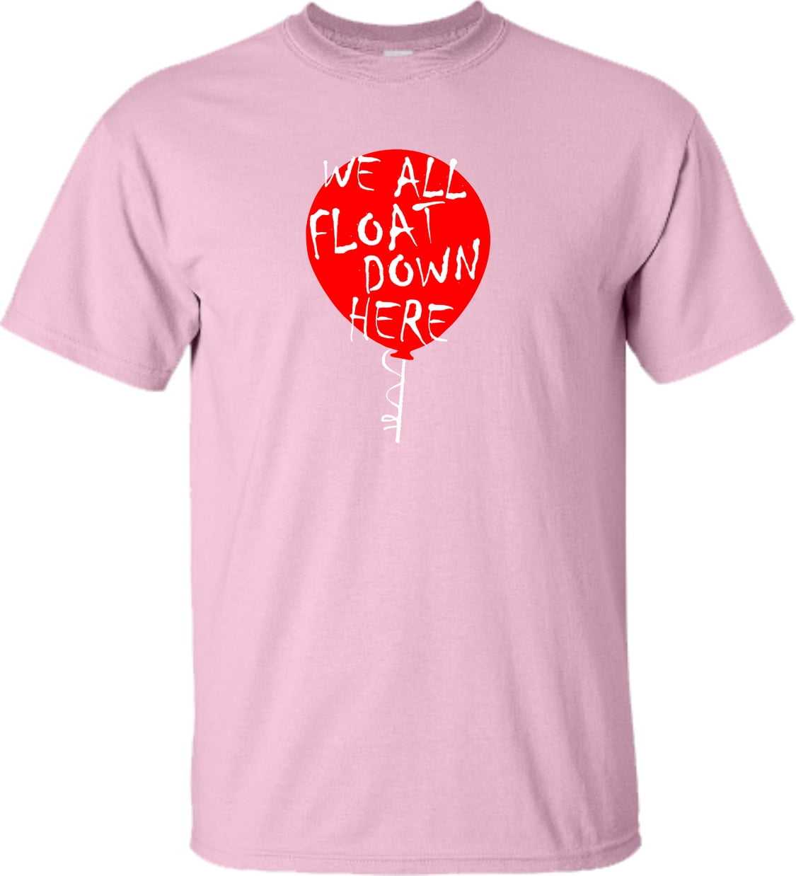 Adult We All Float Down Here Red Balloon T-Shirt - Walmart.com