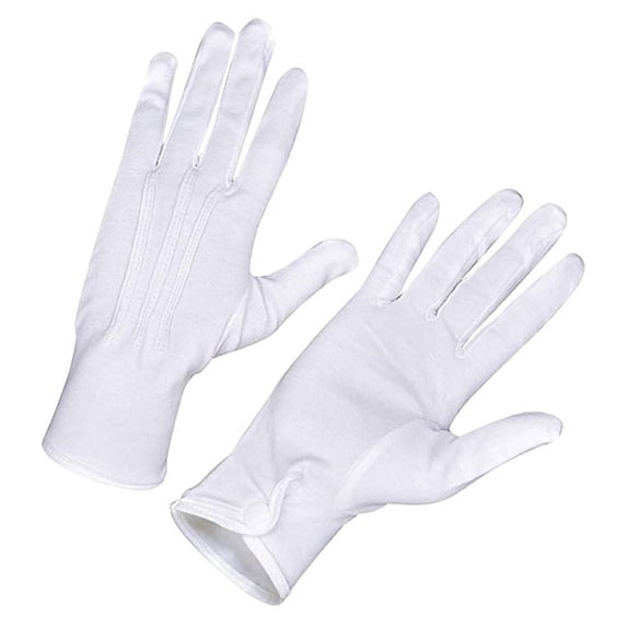 Adult White Gloves for Ceremony School Boys and Girls White Elastic ...